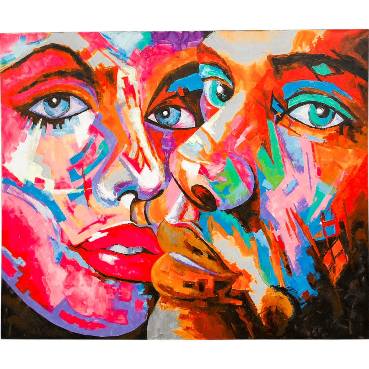 Comic Book Couple - Painted Canvas | JAVA – Java Furniture