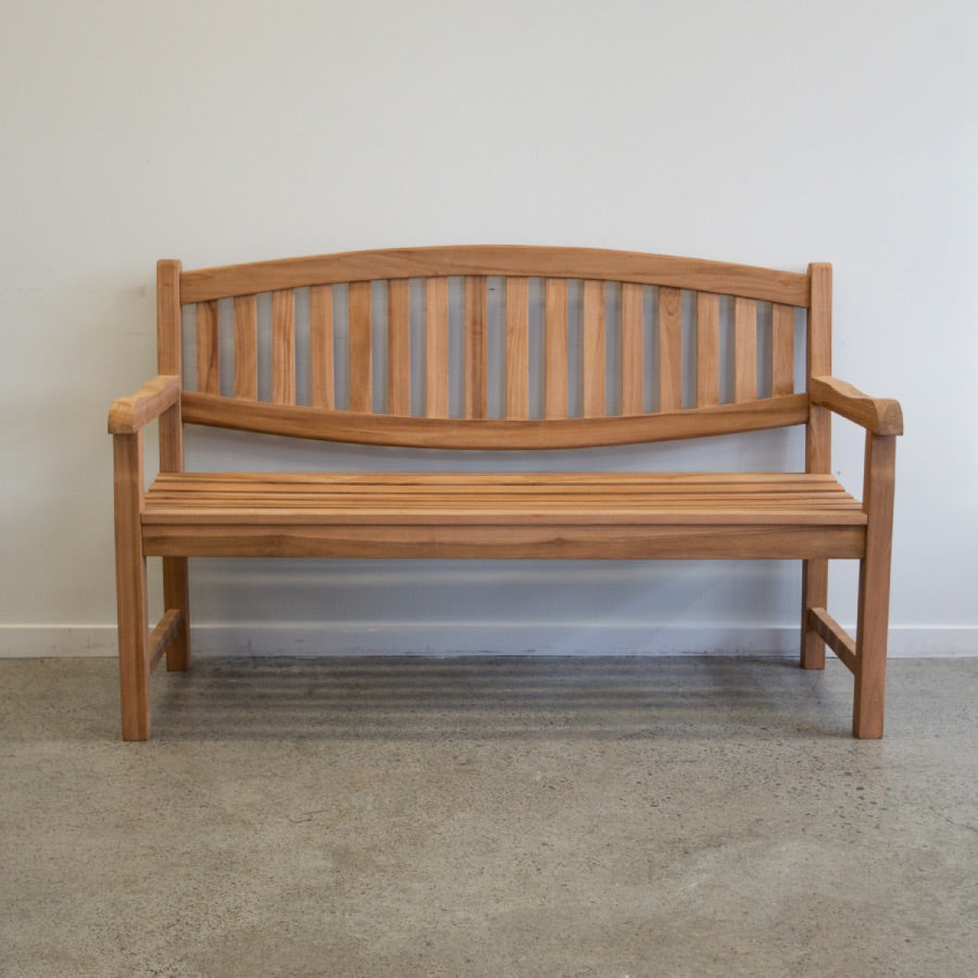 Oval Back Outdoor Bench | JAVA – Java Furniture